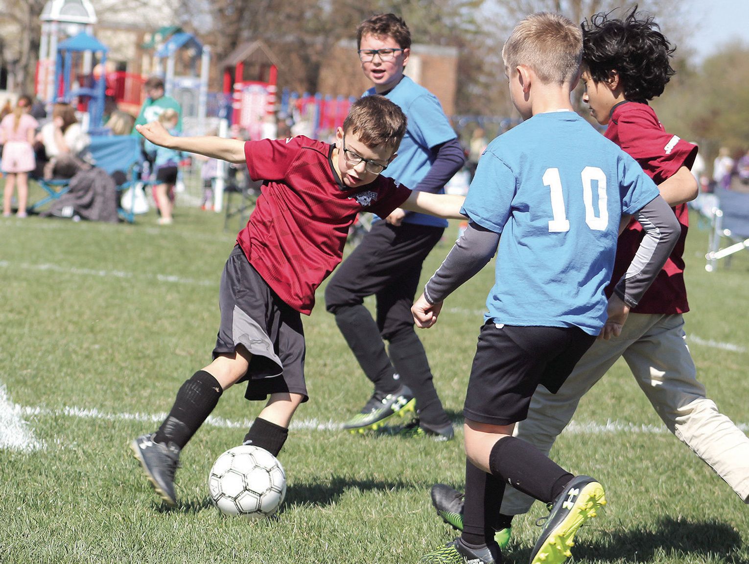SOCCER IN FULL SWING