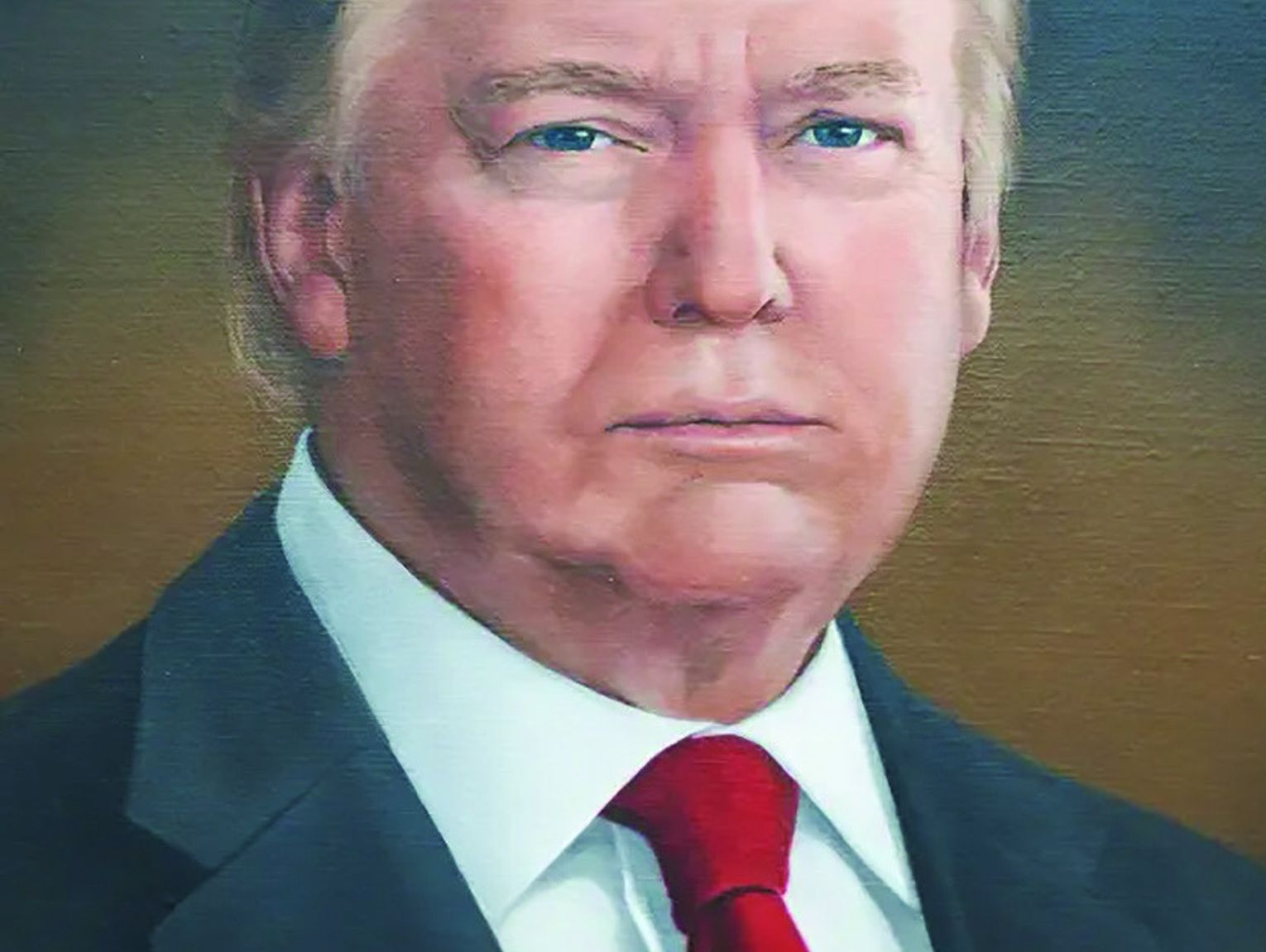 Trump portrait is cheeky